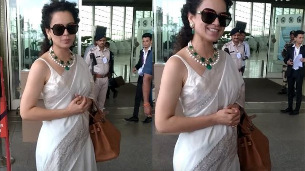 Viral! Kangana Ranaut reacts as paps say 'Aap se darr lagta hai'; watch ...