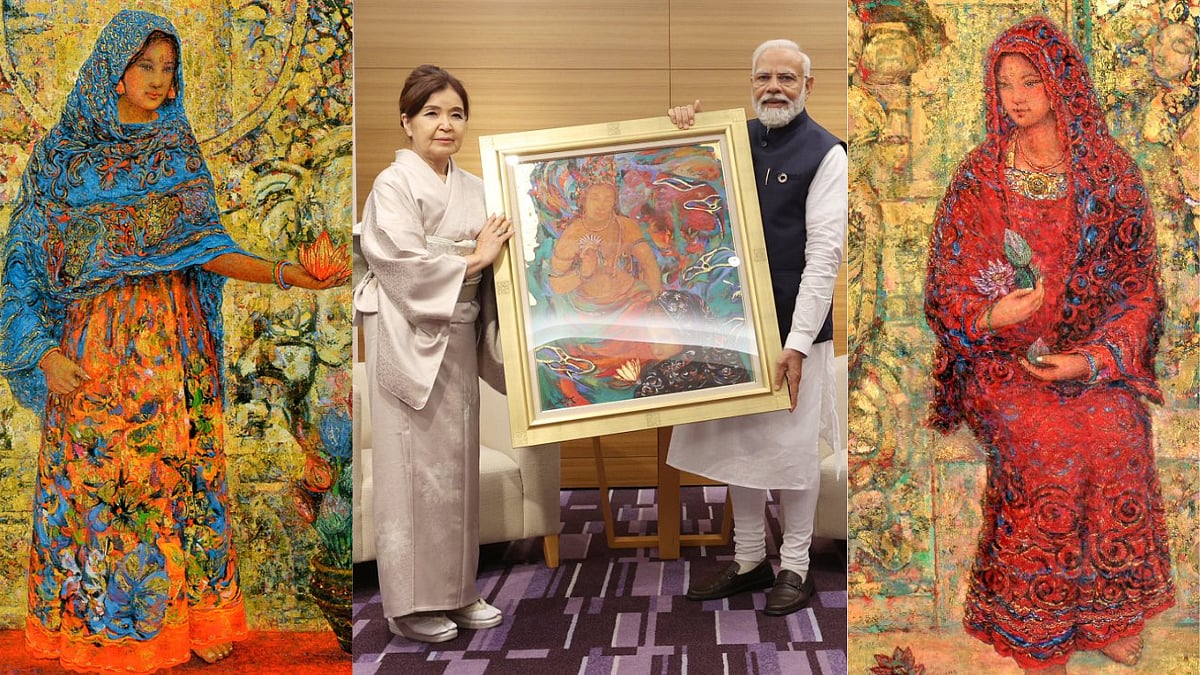 8 Stunning paintings by Japanese artist Hiroko Takayama who gifted PM ...
