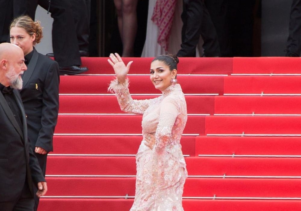 Sapna Choudhary makes Cannes red carpet debut in mermaid outfit; see PHOTOS