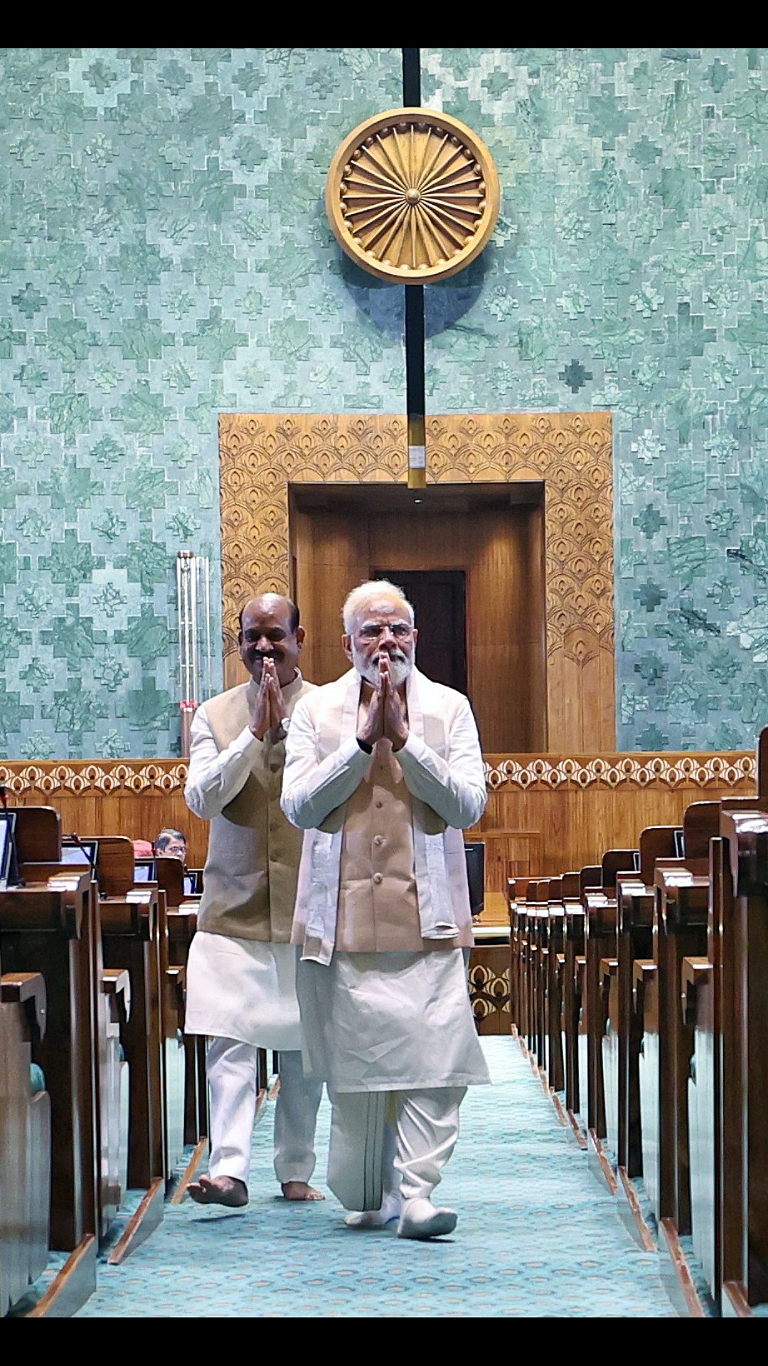 PM Modi inaugurates new Parliament amid Opposition boycott; See pics
