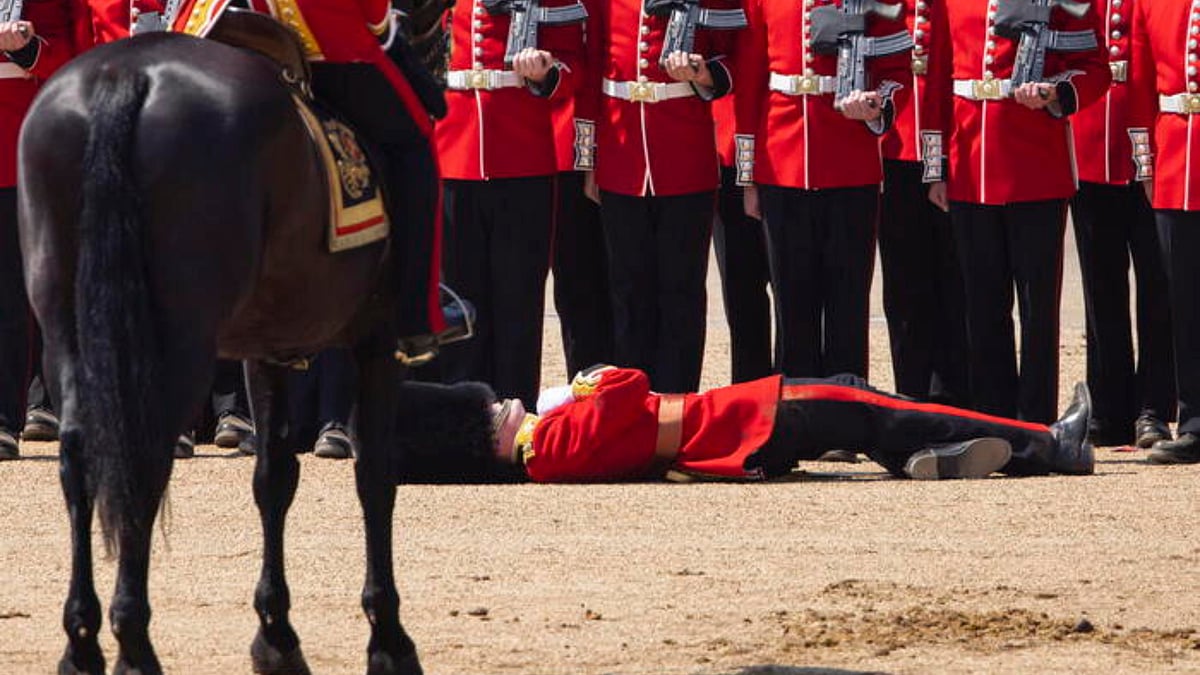 On Camera: At Least 3 British Royal Guards Collapsed During Parade ...