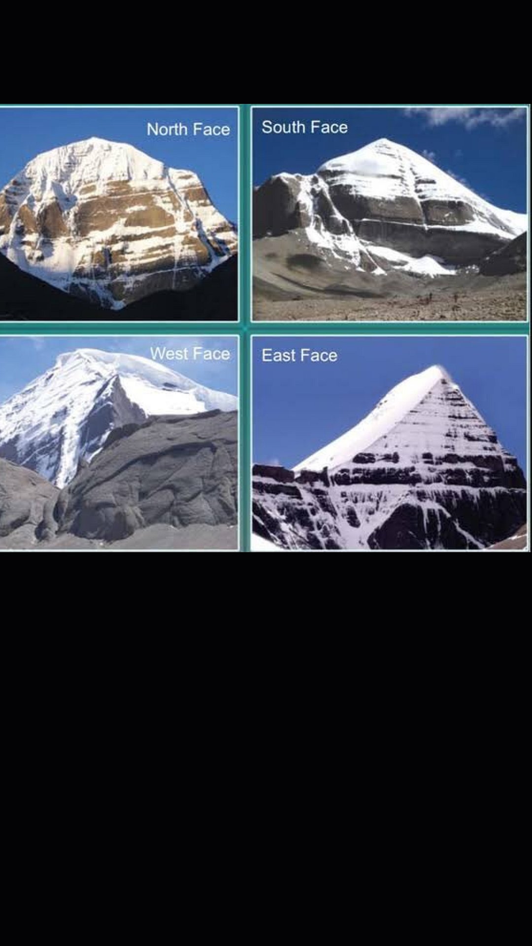 Mount Kailash Shiva Face