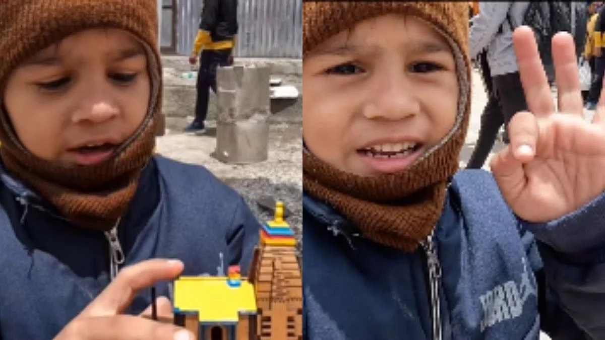 'Hey Guys, Dekho Kedarnath Mandir...': Young Boy Vlogging From ... 'Hey Guys, Dekho Kedarnath Mandir...': Young Boy Vlogging From ...