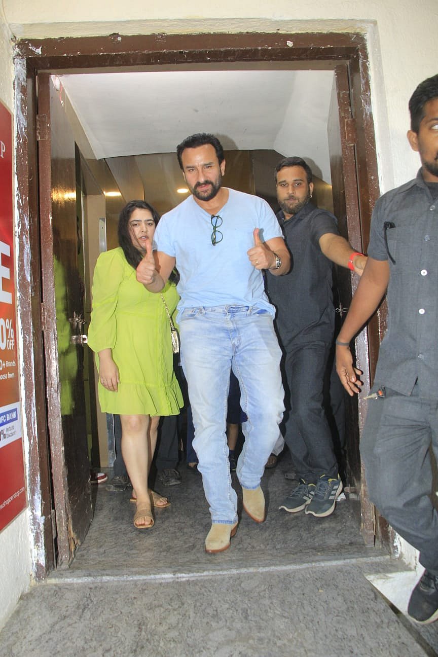 Saif Ali Khan Aka Lankesh Makes FIRST Appearance Amid Adipurush Controversy - See Photos