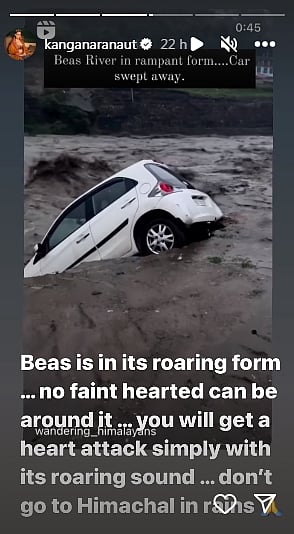 'Do Not Travel To Himachal': Kangana Ranaut Says, 'You Will Get Heart Attack With River Beas ...