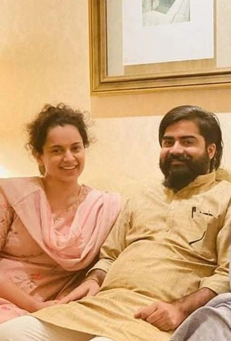 Kangana Ranaut's Happy Photos With BJP Leader Mayank Madhur, Who ...
