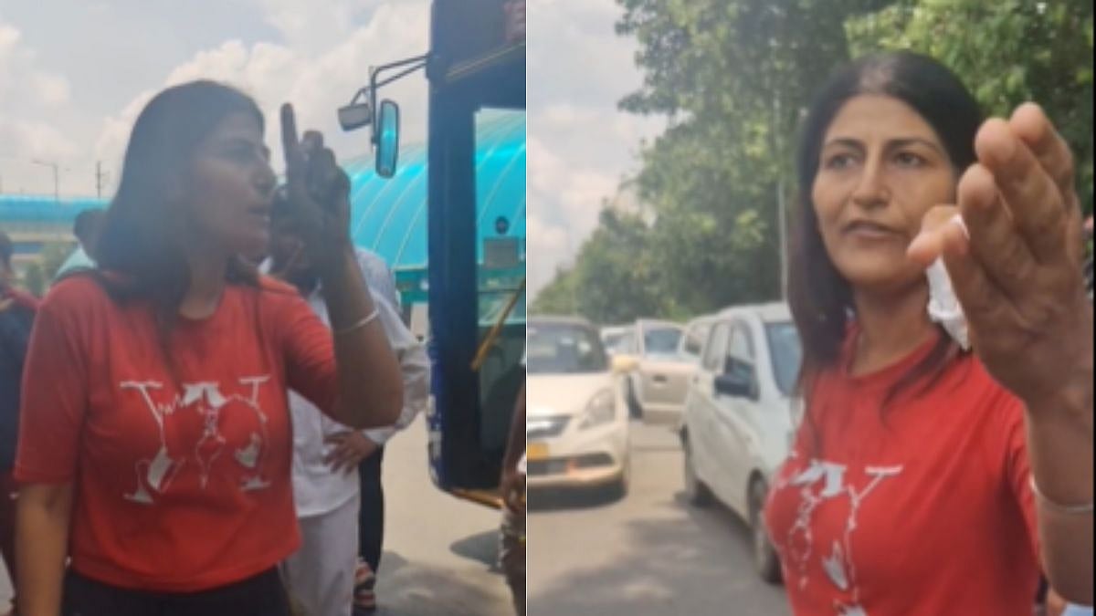 Gurugram Viral Video: Woman's Heated Argument With Cop, Journalist ...