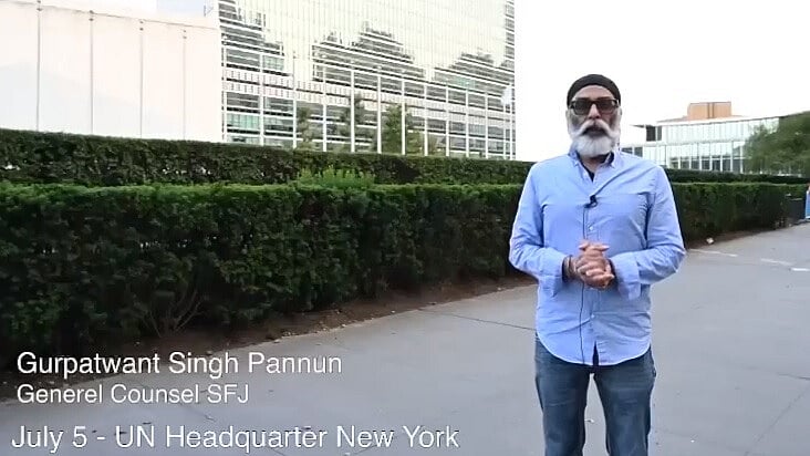 Video Of Gurpatwant Singh Pannu Threatening Indian Diplomats Surfaces ...