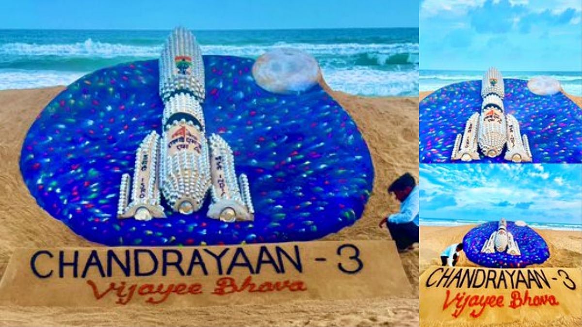 WATCH: Tribute To Chandrayaan 3; Sudarsan Pattnaik Creates Sand Artist ...