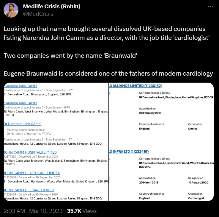 Who Is Real Professor N John Camm? Identity Controversy Surrounds Tweet ...