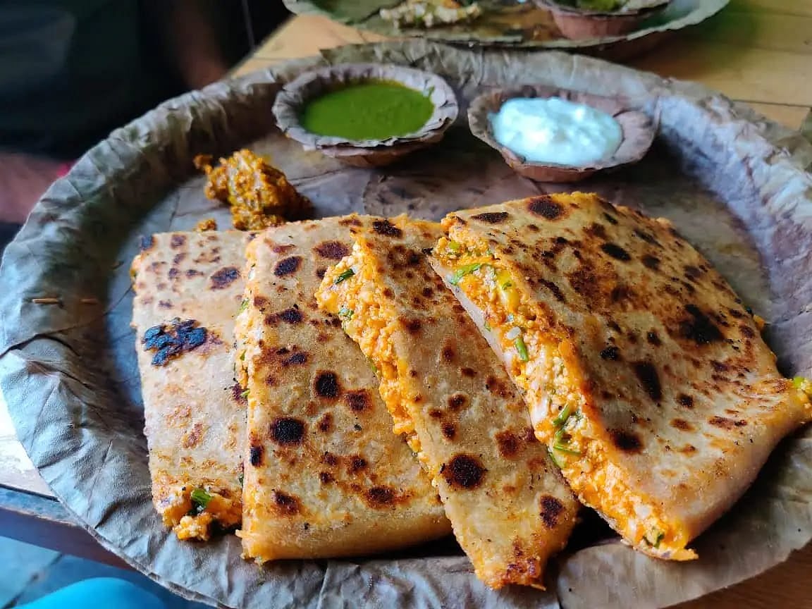 For You: Indo-Chinese Paratha Stuffed With Noodles