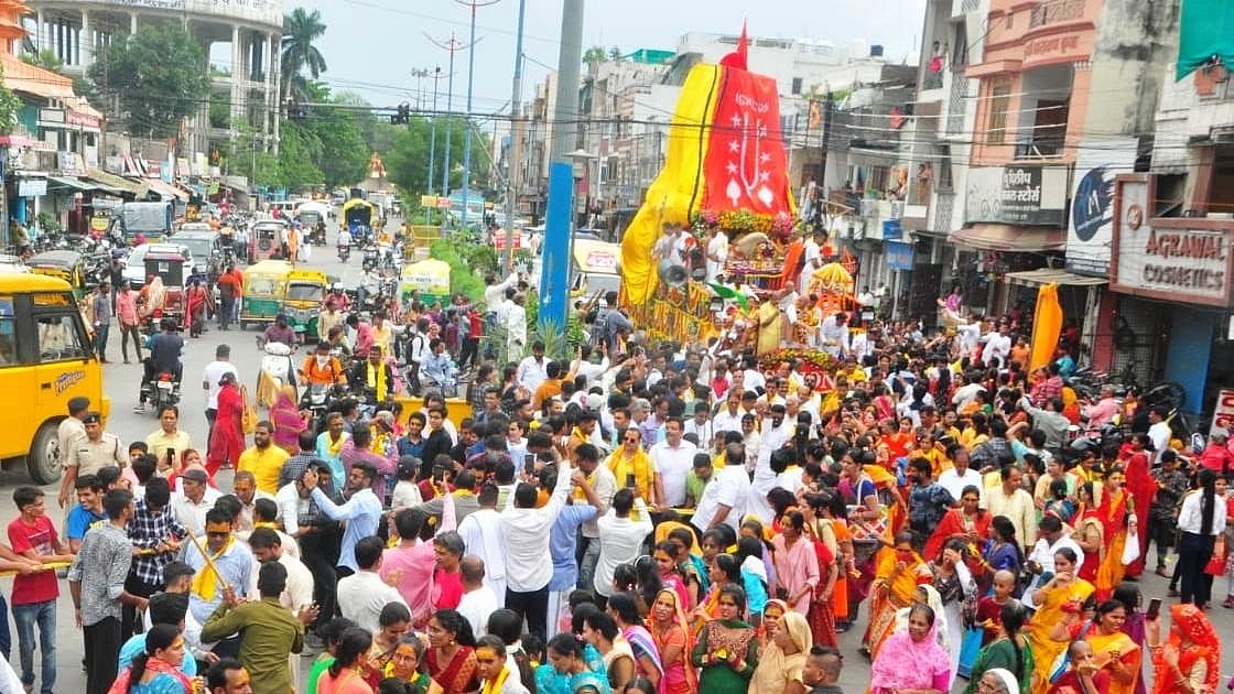 Madhya Pradesh: Samrasta Rally Given Rousing Welcome In Ganj Basoda