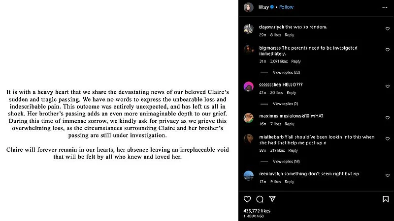 Rapper Lil Tay passes away at 14 along with her brother Jason Tian ...