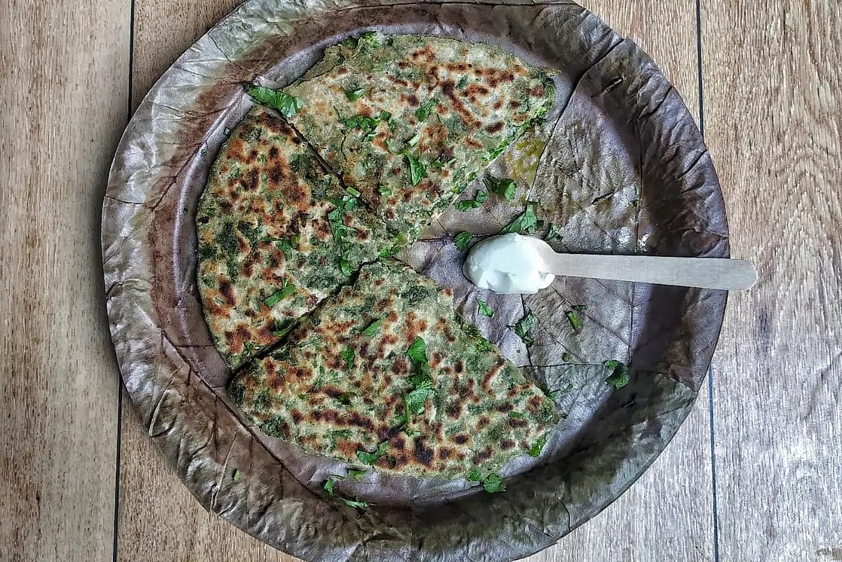 For You: Indo-Chinese Paratha Stuffed With Noodles