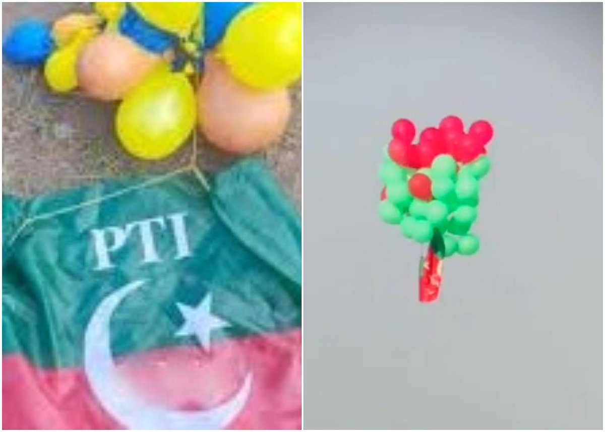 Pakistan National Flag & Imran Khan’s PTI Party Flags Recovered From J ...
