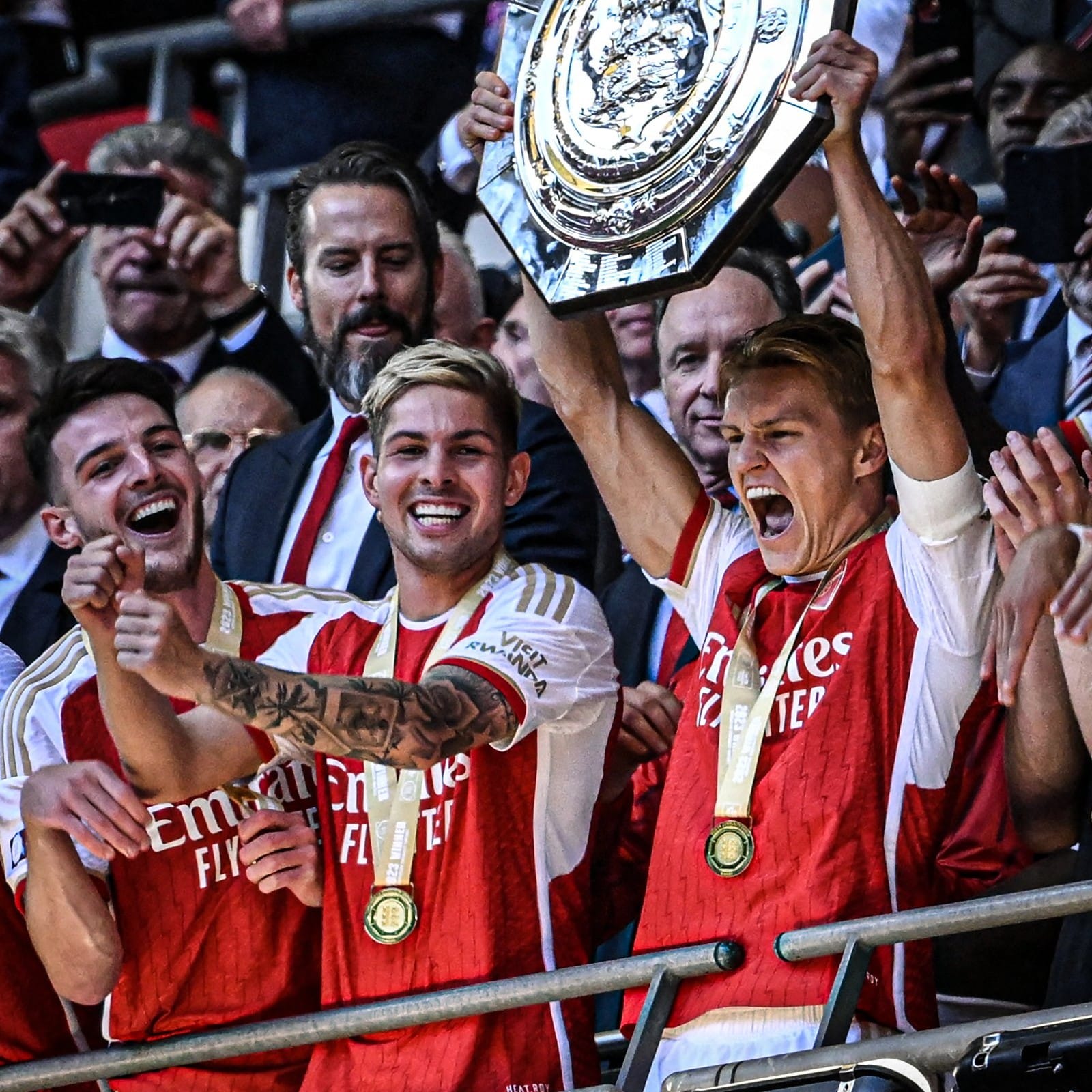 Arsenal Beat Manchester City On Penalties To Win FA Community Shield Title