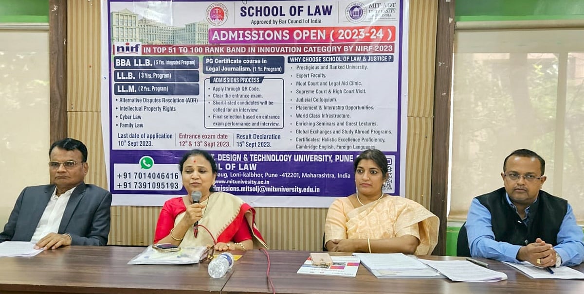 Pune: MIT ADT University Launches School Of Law