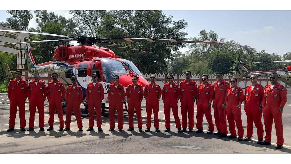 ‘Sarang World's Only Copter Display Team’