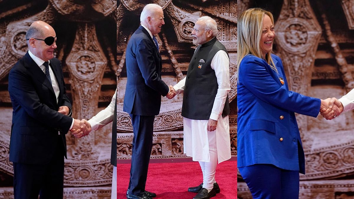 Delhi: PM Modi Receives G20 Delegates At Bharat Mandapam; See Pics