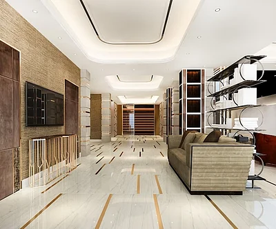 Modern Living Room Floor Tiles Texture