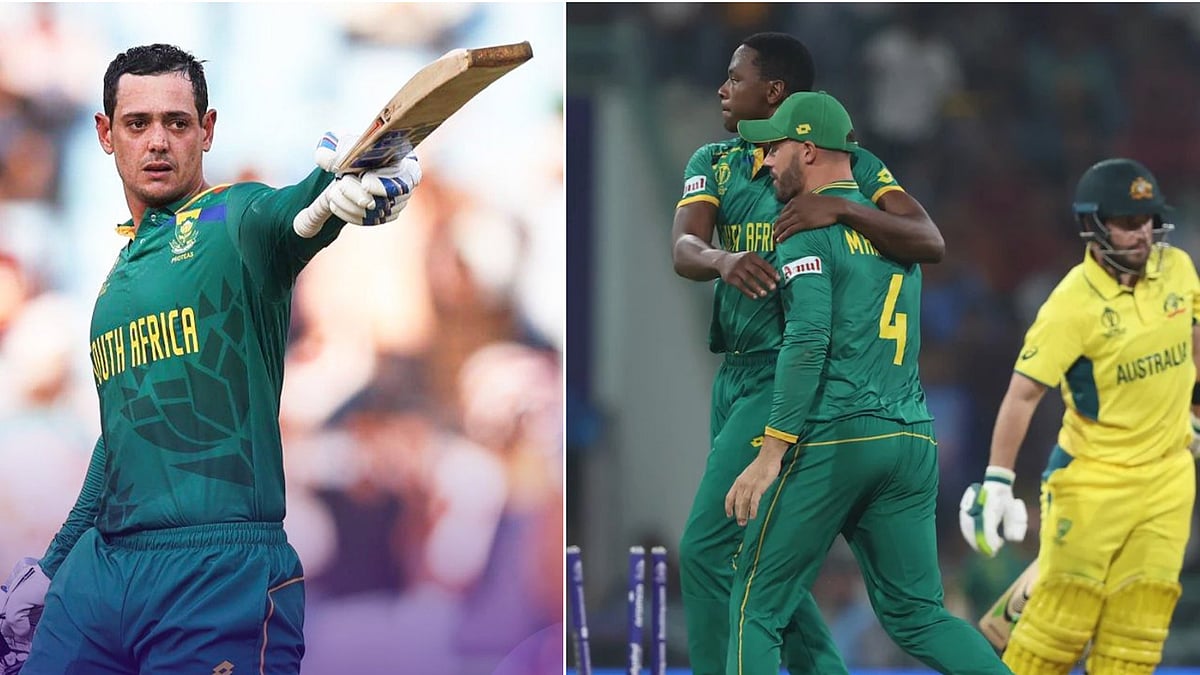 AUS vs SA, CWC 2023: Quinton de Kock, Kagiso Rabada Fire As South ...