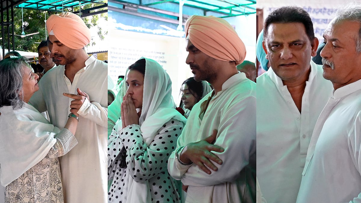 Bishan Singh Bedi Funeral: Angad, Neha Dhupia, Sharmila Tagore Bid ...