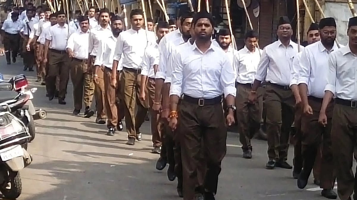 Madhya Pradesh: RSS’ Path Sanchalan Taken Out