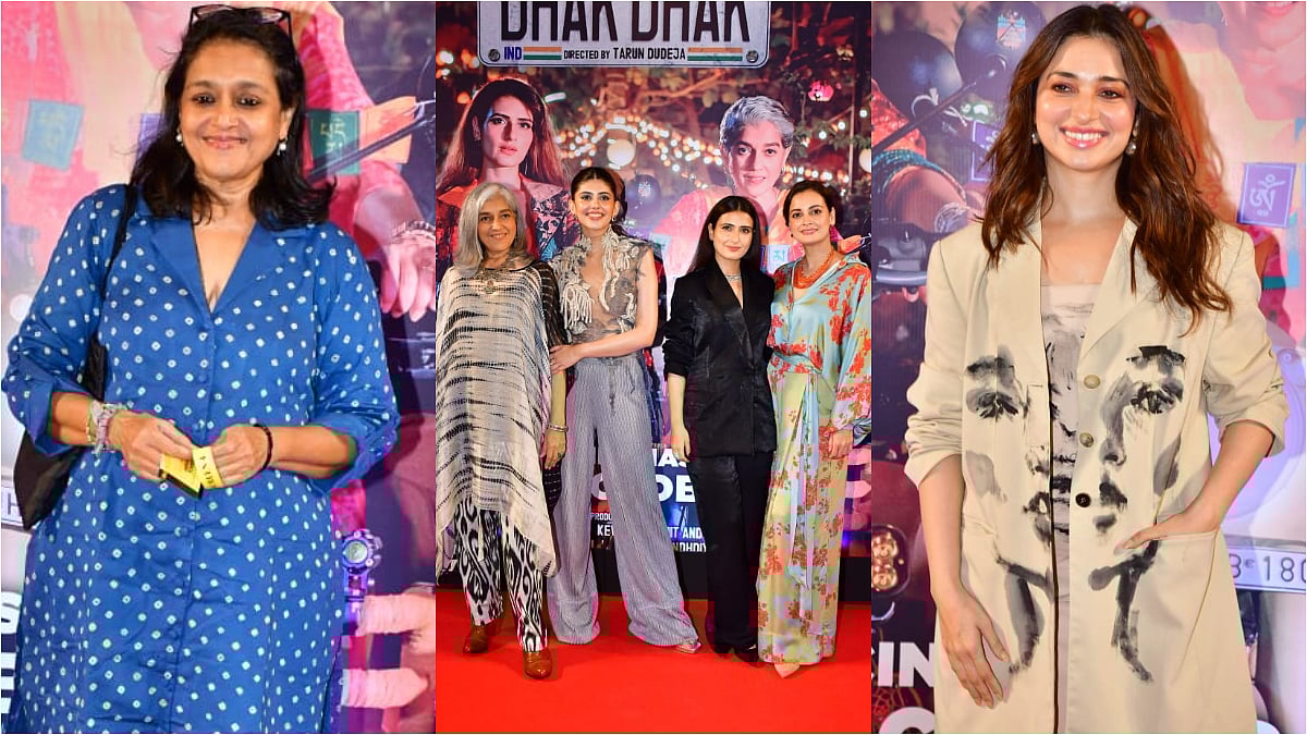 Dhak Dhak Screening: Dia Mirza Poses With Girl Gang, Tamannaah Bhatia ...