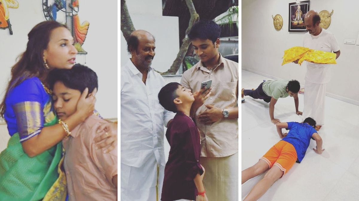 Dhanush Aishwarya Baby Yatra Photo