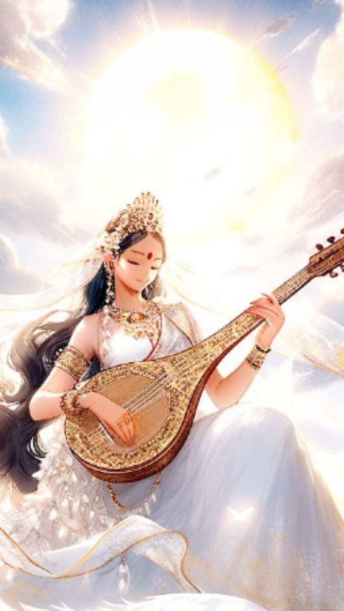 8 AI-Generated Images Of Devi Saraswati That Will Melt You In Devotion ...
