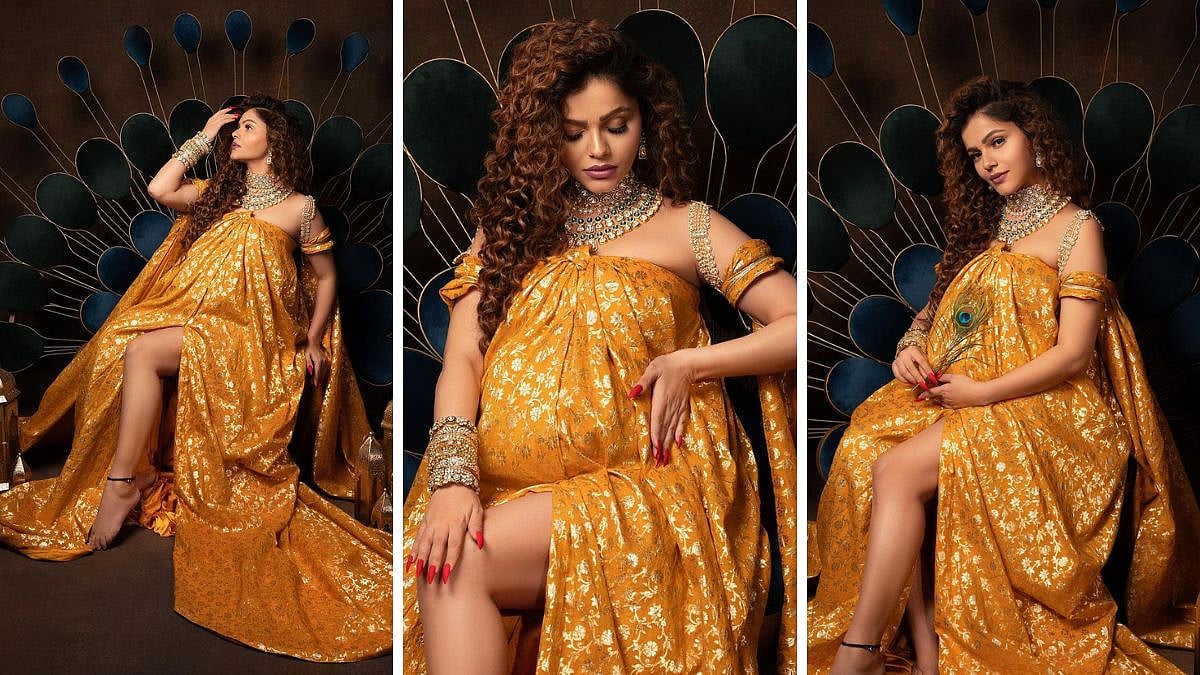 Mommy-To-Be Rubina Dilaik Exudes Divinity In Her Maternity Photoshoot ...