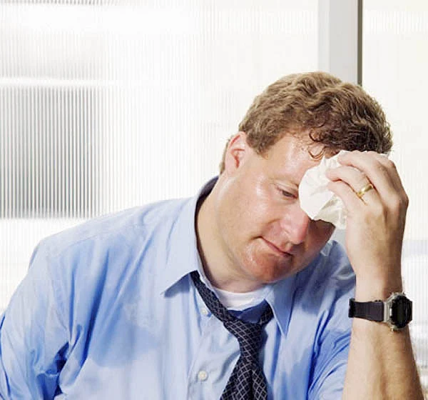 When Excessive Sweating Becomes Embarrassing