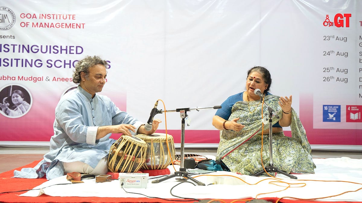 What did singer, Shubha Mudgal, and tabla maestro, Dr Aneesh Pradhan ...