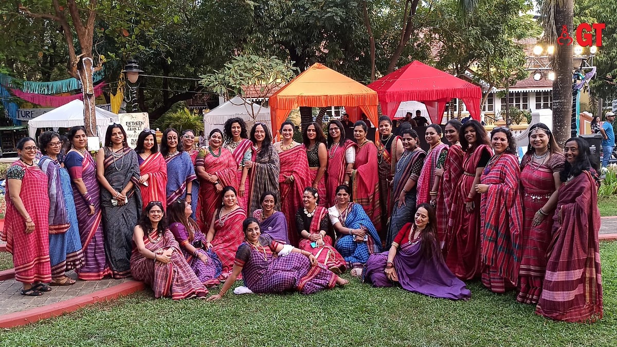 This chic saree was the highlight of the Goa Heritage Festival|Kunbi ...