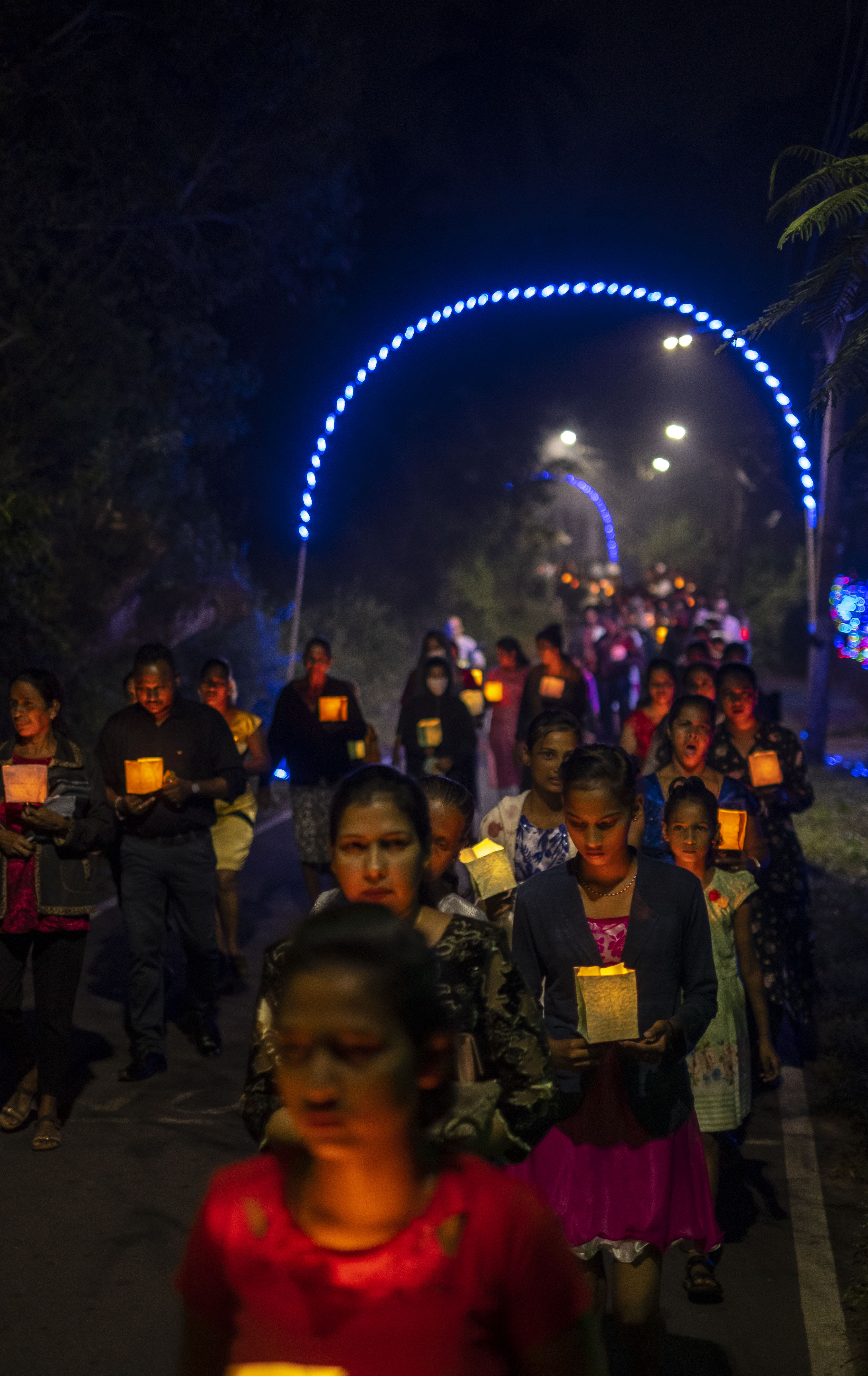Novenas of Our Lady of Rosary begins in Navelim, with a candlelight ...