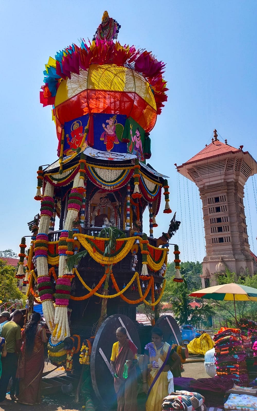 Goan devotees throng to Devi Shantadurga jatra, Fatorpa|Gomantak Times