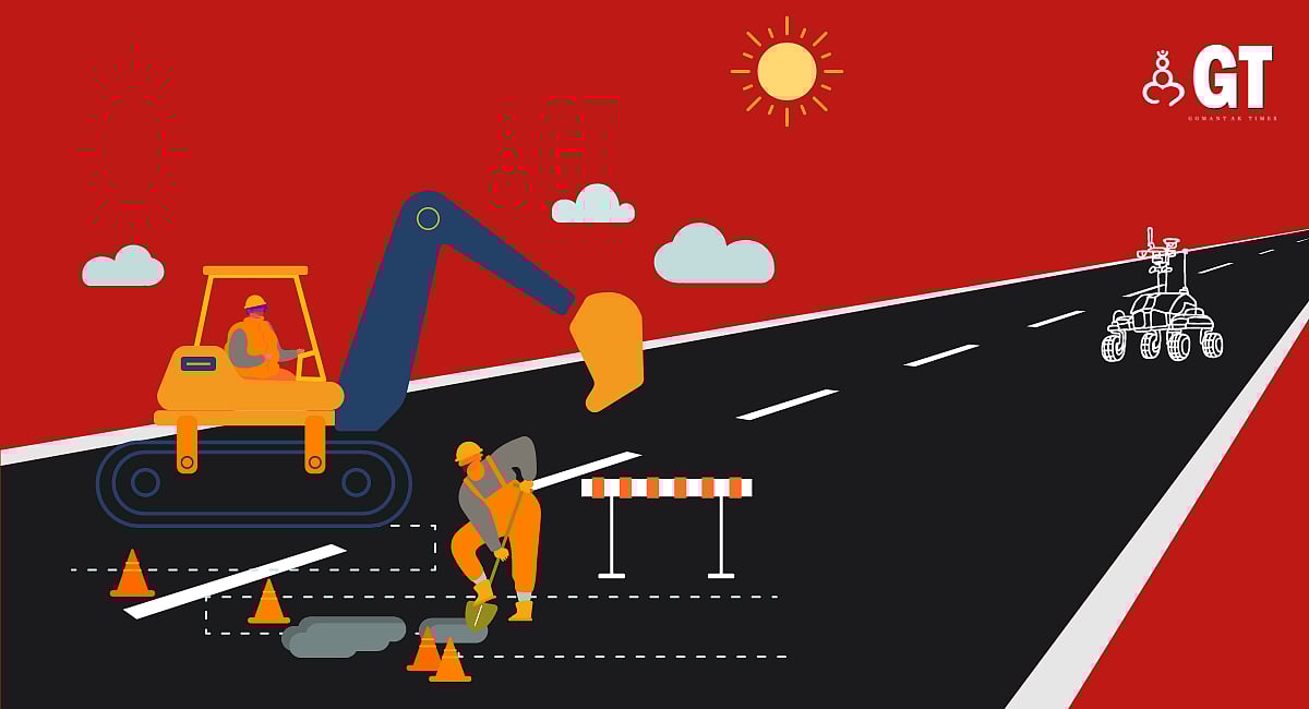 Goan roads, a lunar affair | Gomantak Times