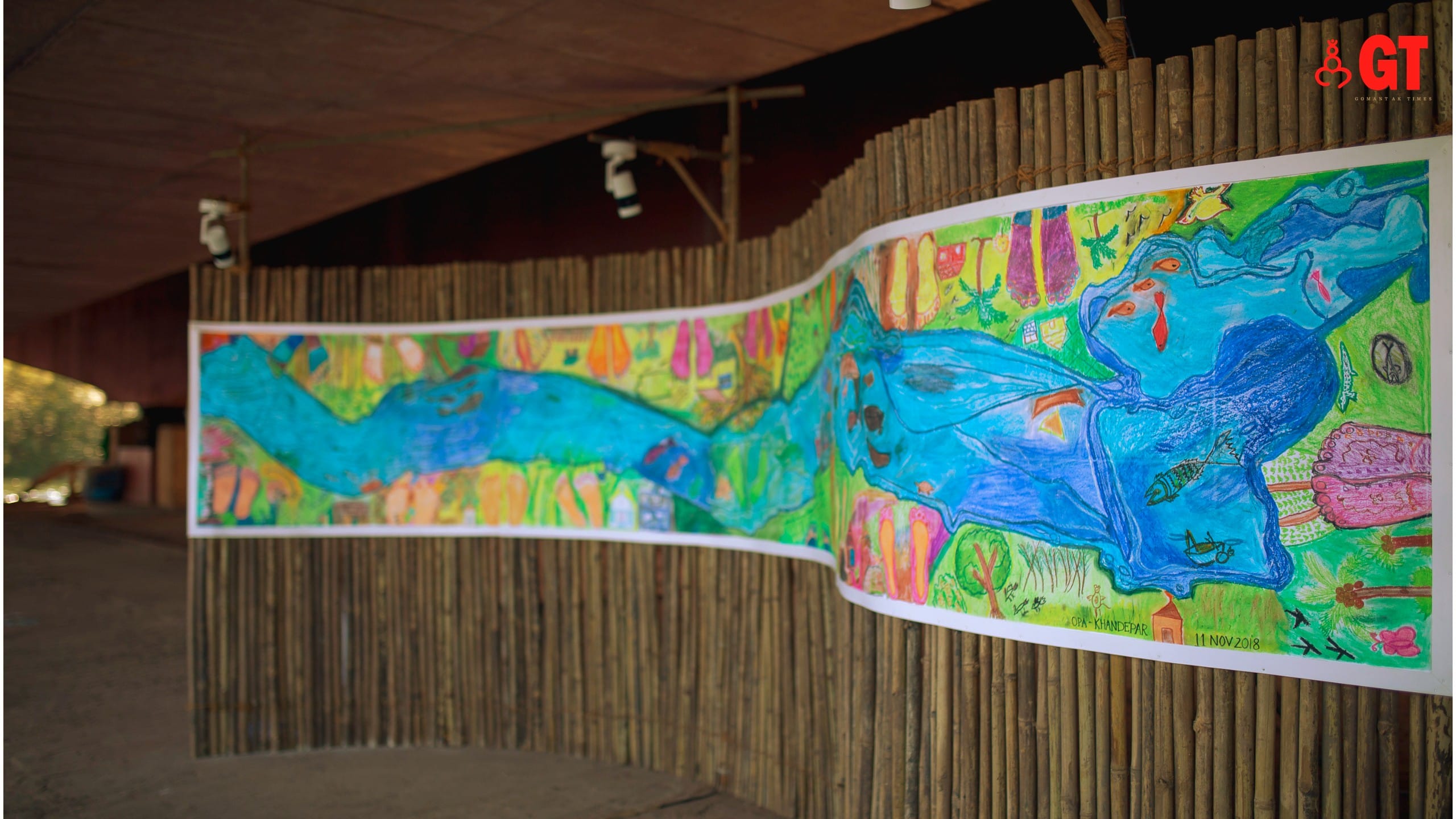 Art from the heart at ‘The Nhoi — Goa River Draw’ collaborative drawing