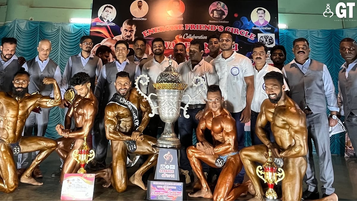 Sankhale Shree 2023 showcases Goa’s best bodybuilders|Gomantak Times
