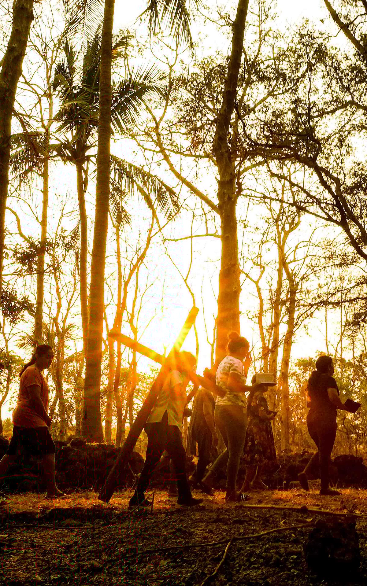 This is the only place in Goa where the Way of the Cross is held inside ...