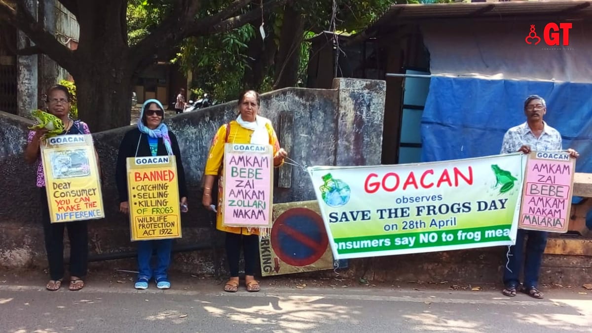 GOACAN holds Awareness Action on Save the Frogs Day at Mapusa ...