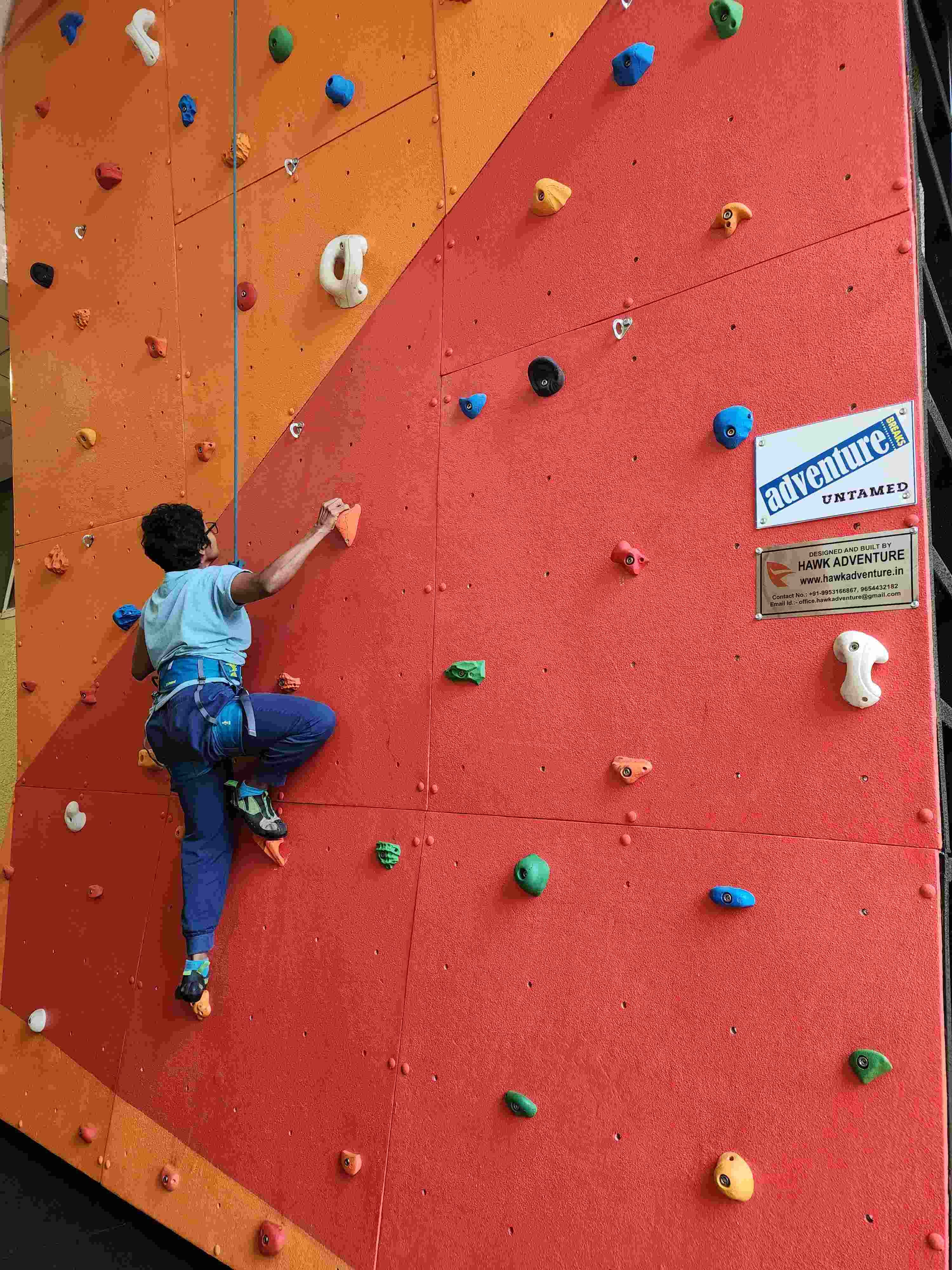 The Gera School in Goa gets a rock climbing wall