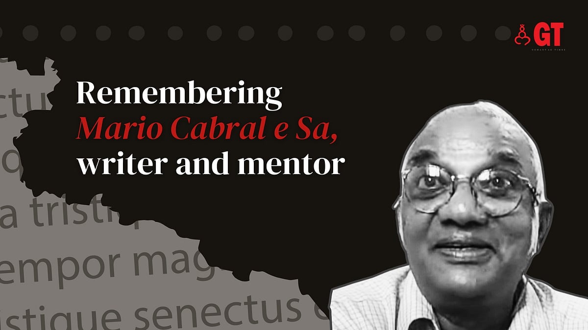 Remembering Mario Cabral e Sa, journalist, writer and mentor|Gomantak Times