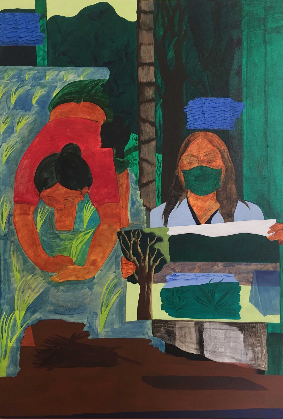 Goan artist Karishma D'Souza's 'Can't See the Forest' on display in Geneva