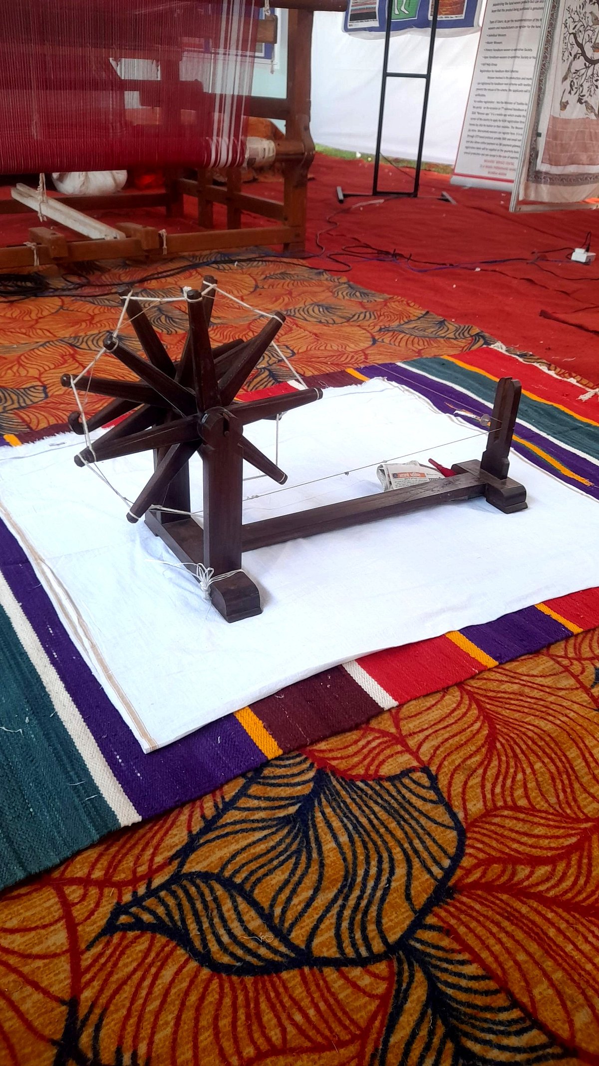 Delight at the Indian crafts in the State Handloom Expo in Goa ...