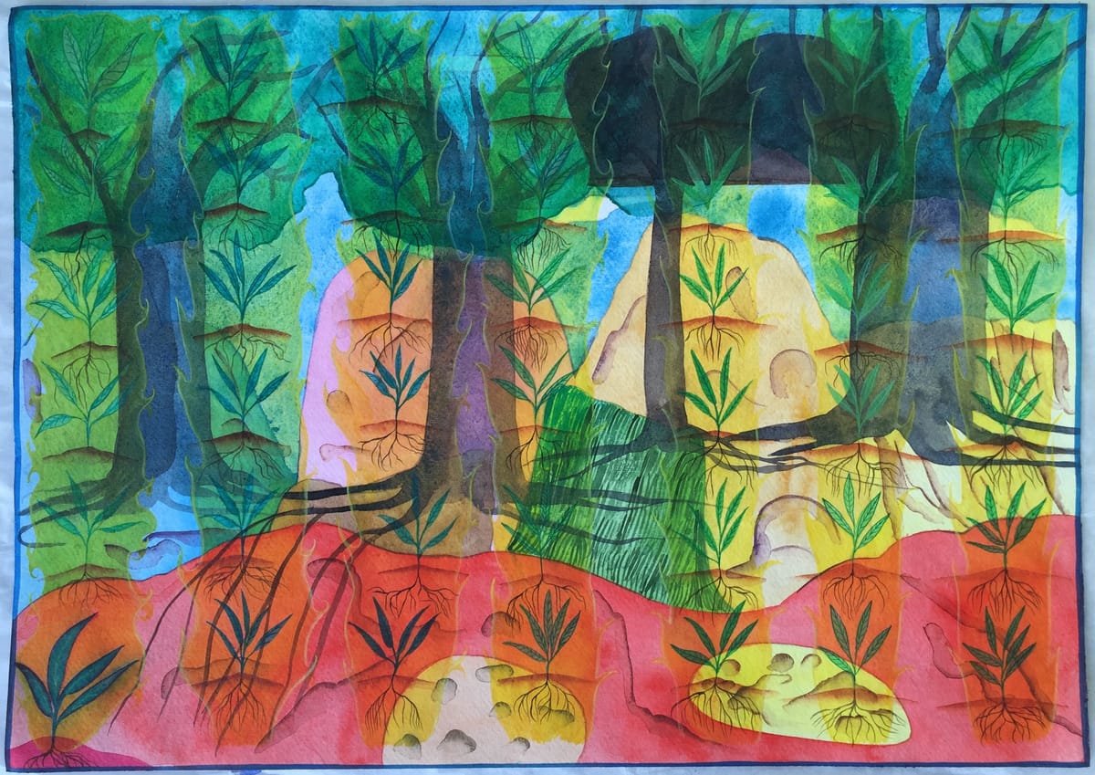 Goan artist Karishma D'Souza's 'Can't See the Forest' on display in Geneva