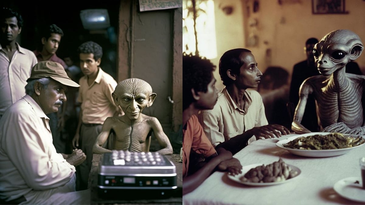 An AI-Art Project That Imagines An India Cohabited By Alien Life