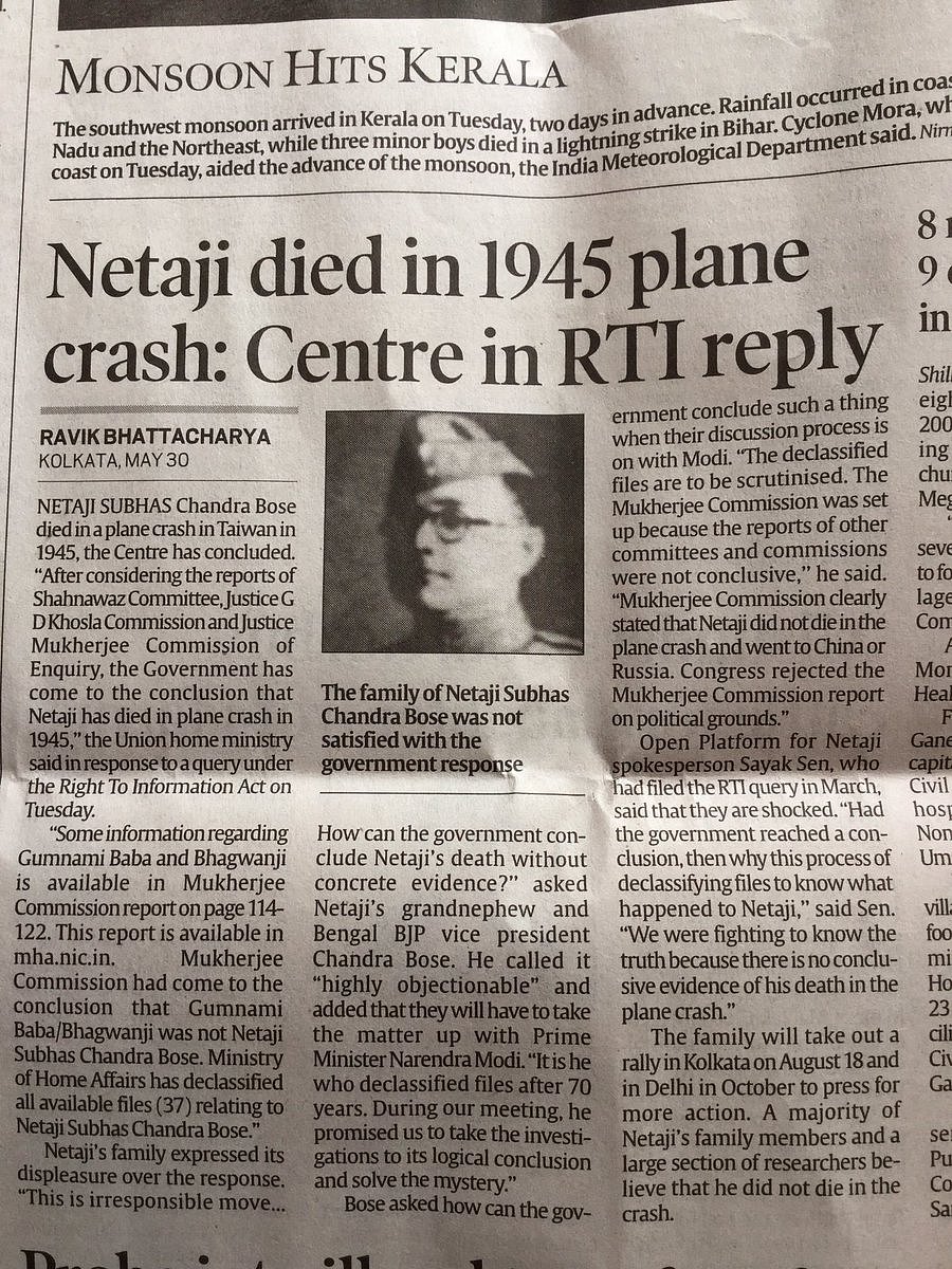 The Mystery And Conspiracy Theories Surrounding Netaji's Death