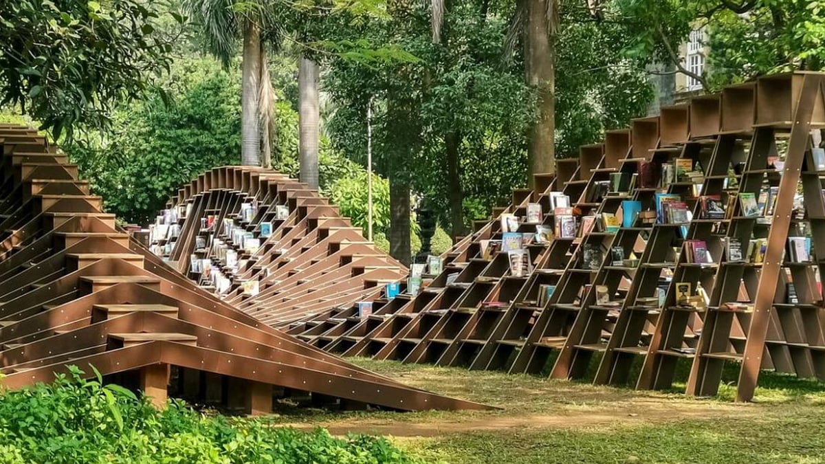 India’s Parametric Design Pioneer Nuru Karim’s Bookworm Pavilion in ...