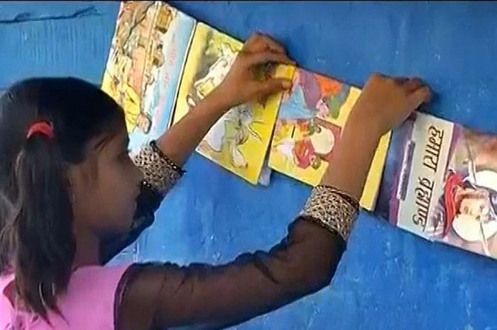 This 9 Year Old Started Her Very Own Library For Slum Children this-9-year-old-started-her-very-own-library-for-slum-children